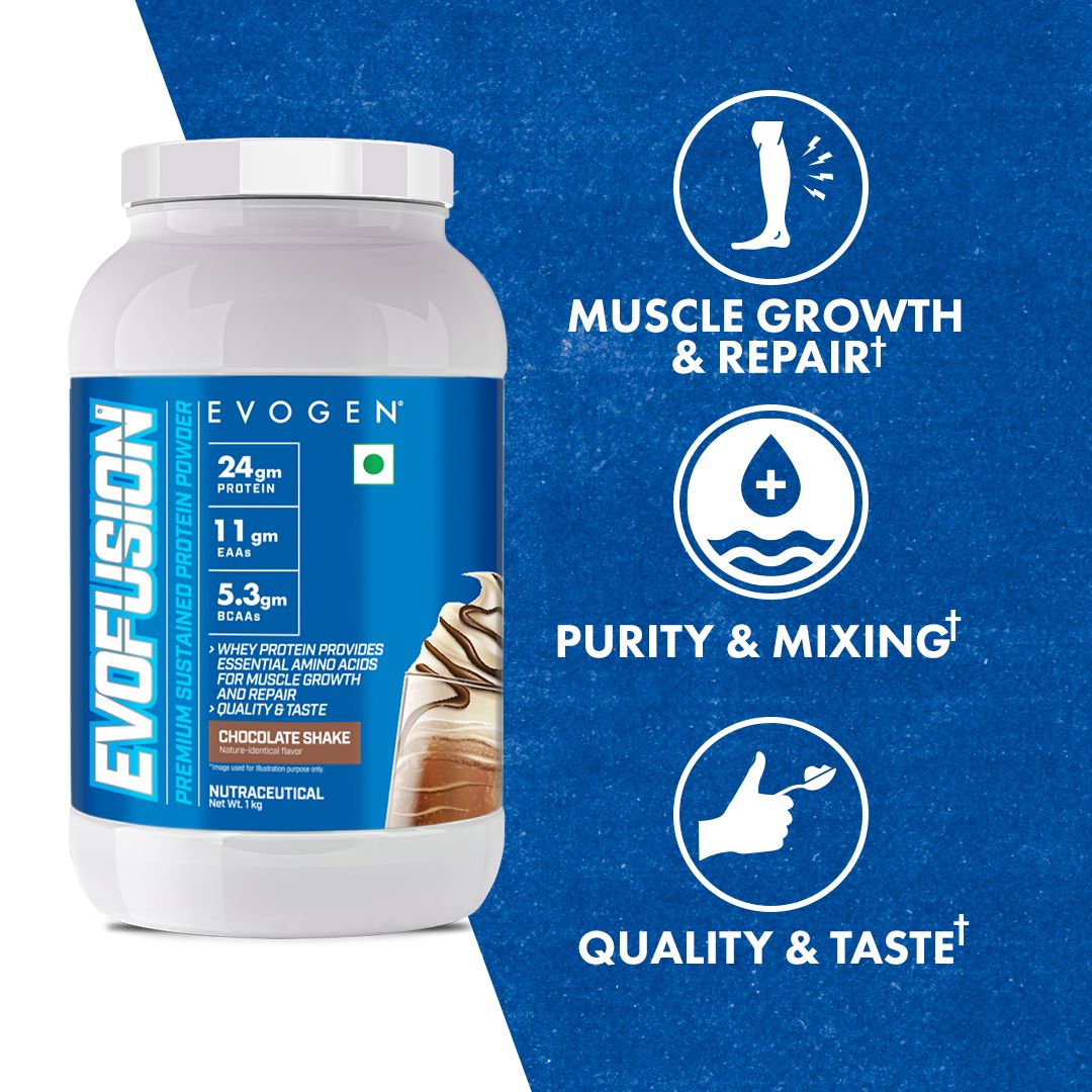Evogen Nutrition Evogen Evofusion Whey Protein 1 kg - Buy Online at ...